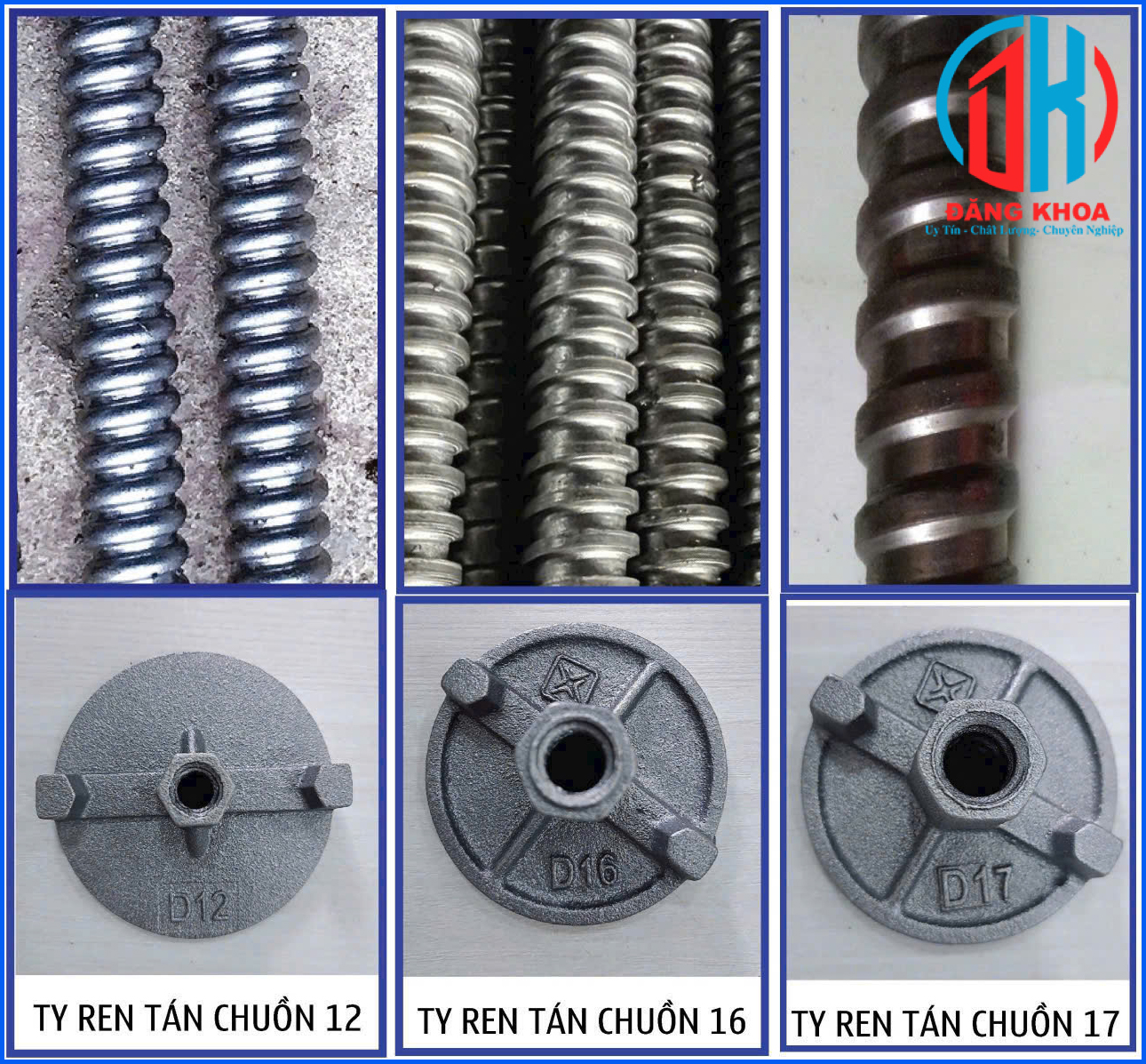 Báo Giá Tyren bát chuồn, D12,D16, D17 Tại TPHCM Mới 2026
